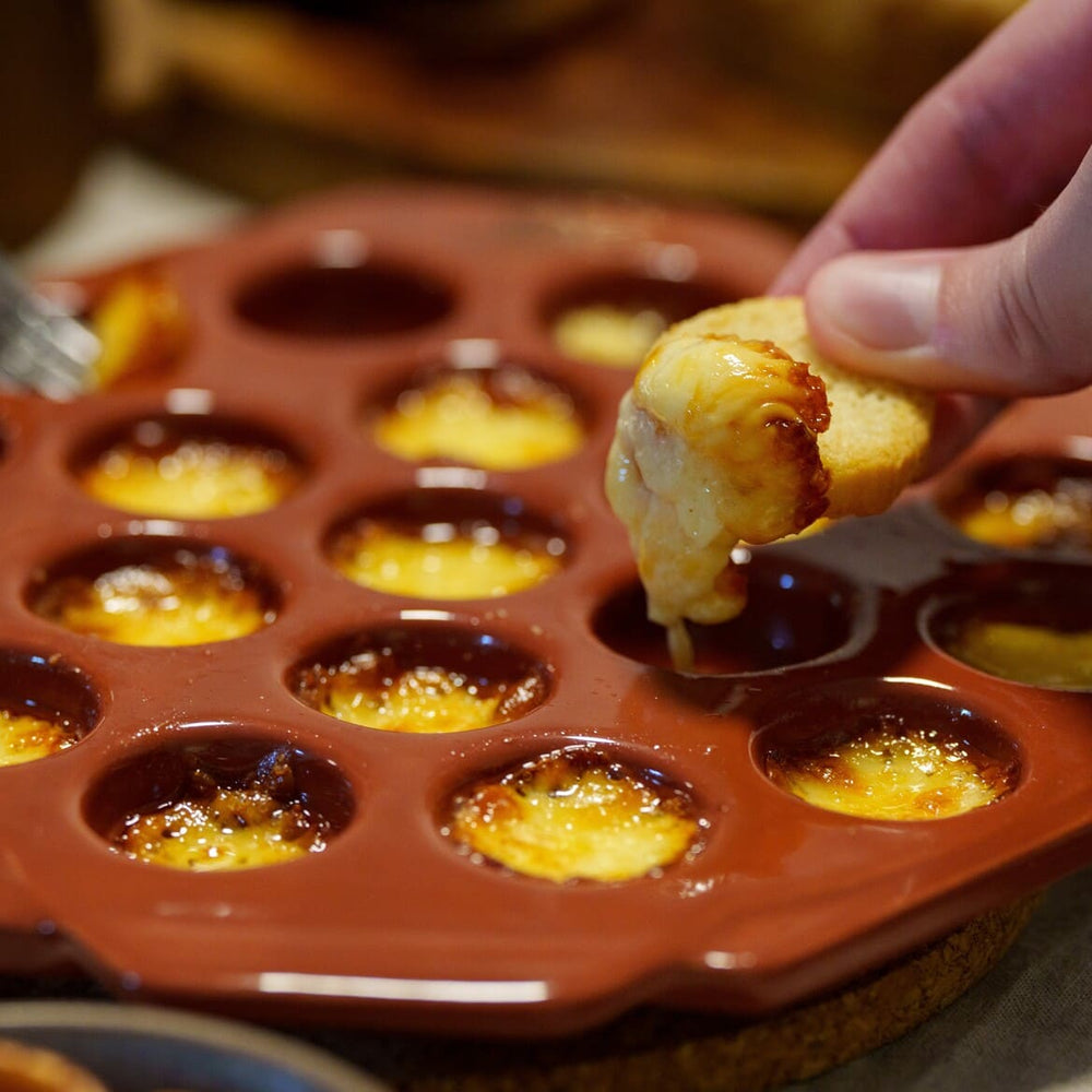 Cheese Melts: Ceramic Cheese Melts Plate | Elevate Your Dining Today!